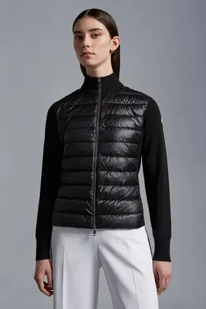 Moncler Padded Wool Cardigan