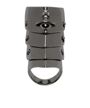 VIVIENNE WESTWOOD Armor Ring - Gray