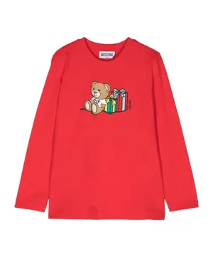 Moschino Teddy Bear-print T-shirt - Red