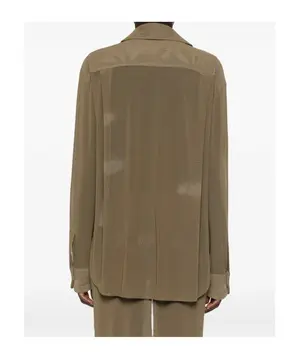 THE FRANKIE SHOP Peri Sheer Long-sleeved Shirt