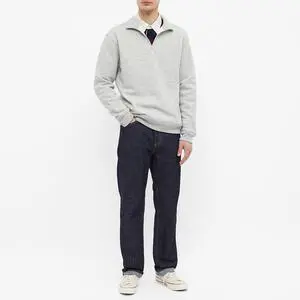 Carhartt Work In Progress Straight Leg Denim Jeans With Logo Patch