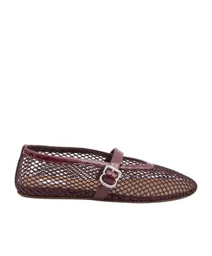 ALAÏA Alaïa Fishnet Ballet Flats