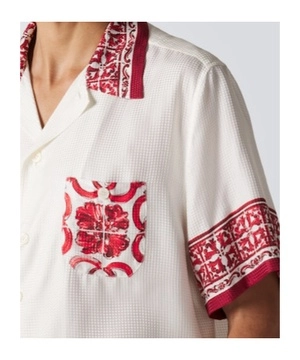 Dolce & Gabbana Majolica Silk Jacquard Shirt