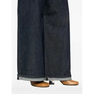 Max Mara Belt Loop Wide Leg Jeans