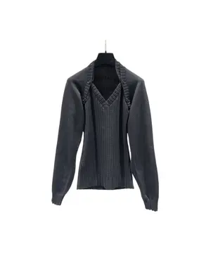 Alberta Ferretti Mesh-insert Knitted Top