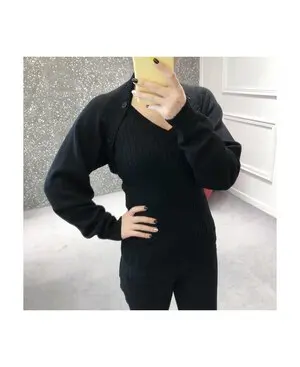 Alberta Ferretti Mesh-insert Knitted Top