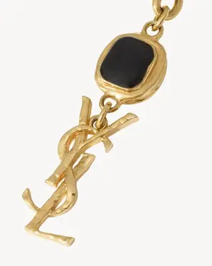 Saint Laurent Cassandre Pendant Chain Belt