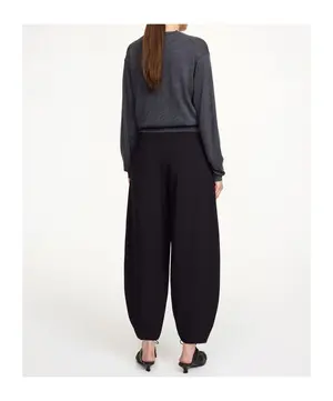 BY MALENE BIRGER Belt-loop Pants - Black