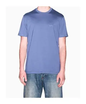 Armani Exchange Regular Fit Cotton T-shirt With A Chest Logo Essential