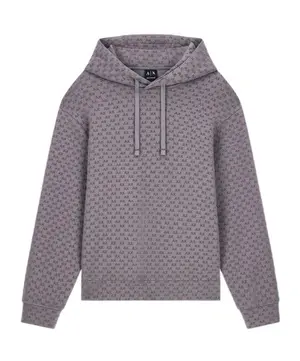 Armani Exchange Sweatshirt With Regular Fit In Bonded Stretch Cotton