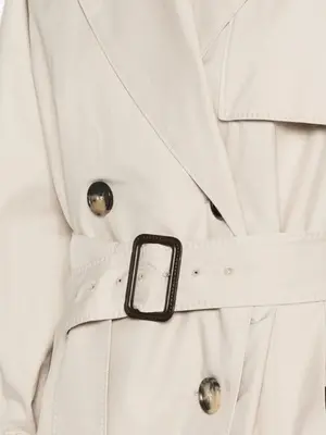 Max Mara Coro Double-breasted Belted Trench Coat - Beige