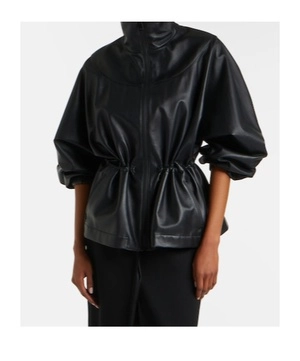 Givenchy Leather Jacket With A Zipper - Black
