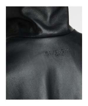 Givenchy Leather Jacket With A Zipper - Black