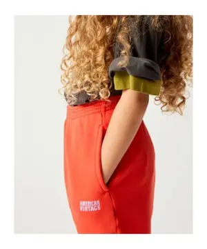 American Vintage Elastic-waist Athletic Pants