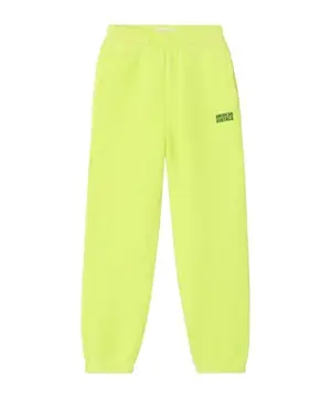 American Vintage Elastic-waist Athletic Pants - Lemon Fluorescence