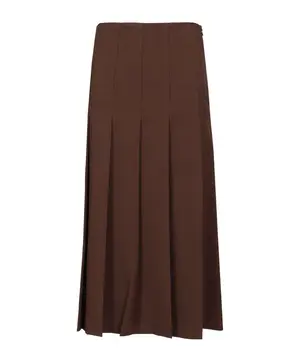 AL DUCA DAOSTA 1902 Pleated Stretch Maxi Skirt