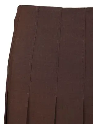 AL DUCA DAOSTA 1902 Pleated Stretch Maxi Skirt
