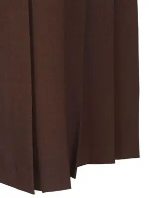 AL DUCA DAOSTA 1902 Pleated Stretch Maxi Skirt