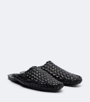 THE ROW Woven Leather Mules