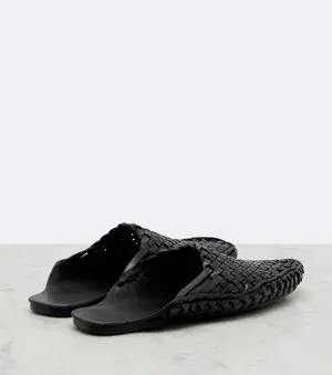 THE ROW Woven Leather Mules