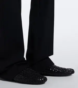 THE ROW Woven Leather Mules