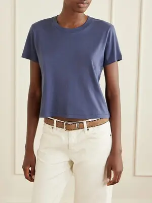 Eterne Cotton And Modal-blend Jersey T-shirt - Blue