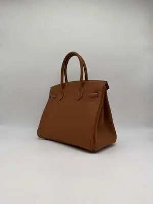 Hermès Birkin Togo Leather Handbag - Gold