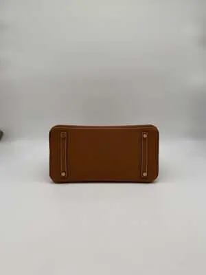 Hermès Birkin Togo Leather Handbag - Gold