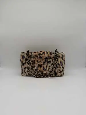 Chanel Maxi Leopard Gold-tone Metal