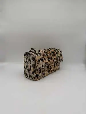Chanel Maxi Leopard Gold-tone Metal