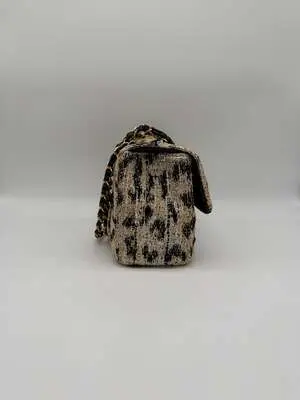 Chanel Maxi Leopard Gold-tone Metal
