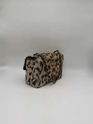 Chanel Maxi Leopard Gold-tone Metal