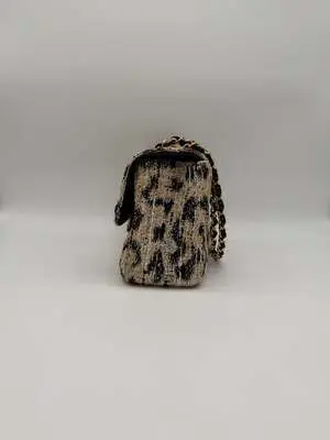 Chanel Maxi Leopard Gold-tone Metal