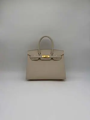 Hermès Birkin Sellier Craie Epsom Gold Hardware
