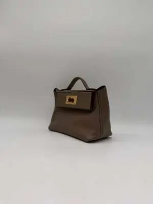 Hermès 24/24 Evercolor/swift Gold Hardware