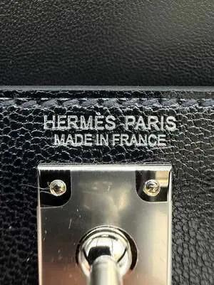 Hermès Mini Kelly Clou De Coeur Chevre Palladium Hardware