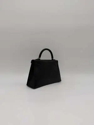 Hermès Mini Kelly Clou De Coeur Chevre Palladium Hardware