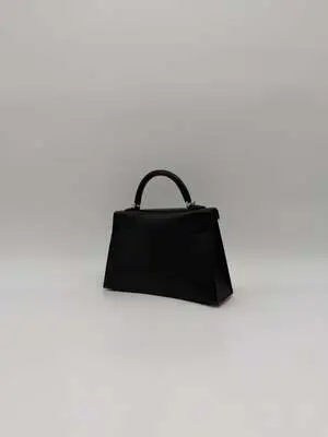 Hermès Mini Kelly Clou De Coeur Chevre Palladium Hardware