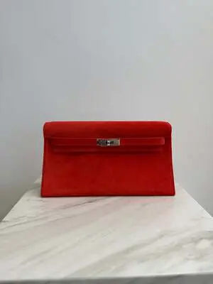 Hermès Hermès Kelly To Go In Rose Texas Epsom Leather With Palladium Hardware Pink