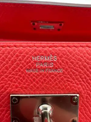 Hermès Kelly In Rose Texas Epsom Leather With Palladium Hardware - Pink