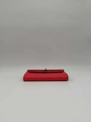 Hermès Kelly In Rose Texas Epsom Leather With Palladium Hardware - Pink