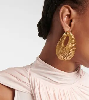 Alaïa Spiral Hoop Earrings