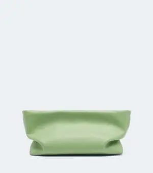 AESTHER EKME Nina Mini Leather Clutch - Green