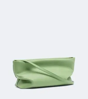 AESTHER EKME Nina Mini Leather Clutch - Green