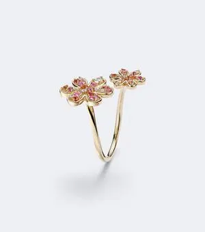SYDNEY EVAN 14kt Ring With Sapphires And Diamonds
