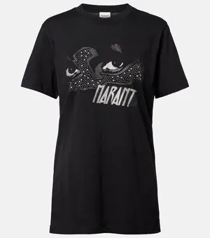 MARANT ETOILE Zoeline Printed Cotton Jersey T-shirt