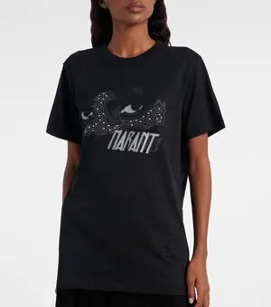 MARANT ETOILE Zoeline Printed Cotton Jersey T-shirt