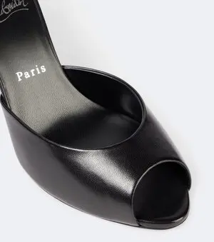 CHRISTIAN LOUBOUTIN Me Dolly Leather Mules