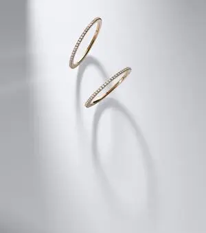 SUZANNE KALAN Mini 18kt Tech Ring Jackets With Diamonds