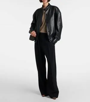 THE ROW Carla 80 Suede Pumps